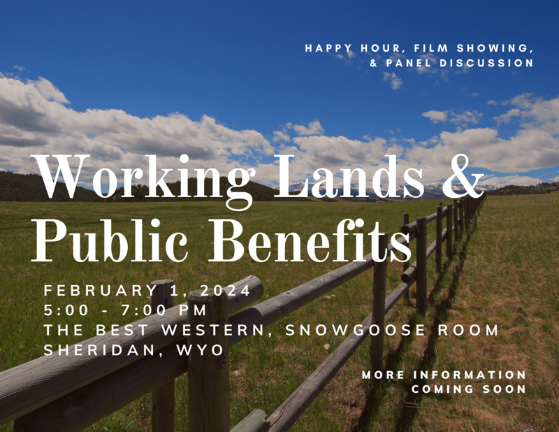 Working Lands & Public Benefits – Sheridan Community Land Trust
