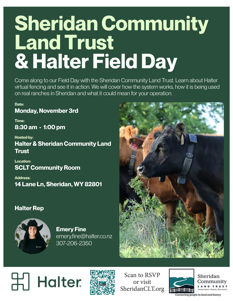 Virtual Fencing Field Day – Sheridan Community Land Trust